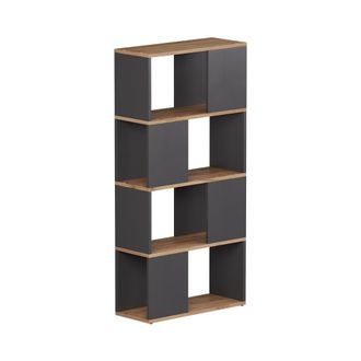 Vicco Raumteiler Eneos, Anthrazit/Goldkraft Eiche, 60 x 124.5 cm