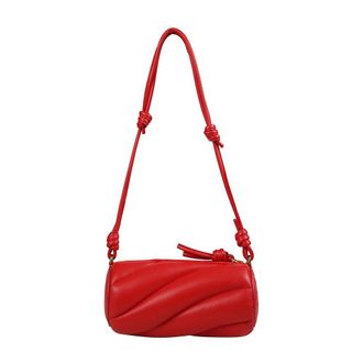 Fiorucci Femme, Sacs, Rouge, Taille: ONE Size Sac à bandoulière en cuir avec sangle réglable