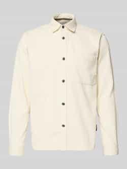 Tom Tailor Denim Relaxed Fit Cordhemd aus reiner Baumwolle