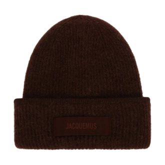 Jacquemus Le Bonnet Gros Grain - - Accessories - Herren - Braun - ONE SIZE