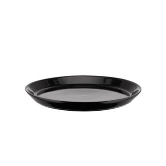 Alessi Tonale DC03/5 B Dessertteller aus Steingut, Schwarz, 4 Stück