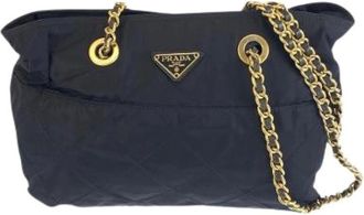 Prada Pre-owned Tessuto Nylon 2way Bag - Femme - Pre-owned - Bleu - Taille: ONE Size