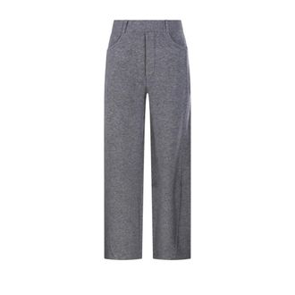 Lisa Yang Pantalon Veda - Femme - Pantalons - Gris - Taille: 36 FR