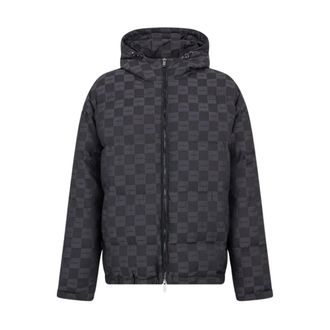 Iceberg Jacke aus Nylon mit Jacquard-Struktur und Logo-Detail - - Jackets - Herren - Schwarzk - XL