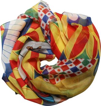 Dolce & Gabbana Foulard en twill de soie imprim&eacute; - Femme - Accessoires - Multicolore - Taille: ONE Size