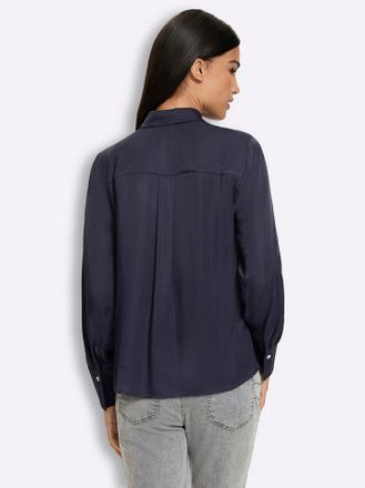 Heine Klassische Bluse Bluse Langarm