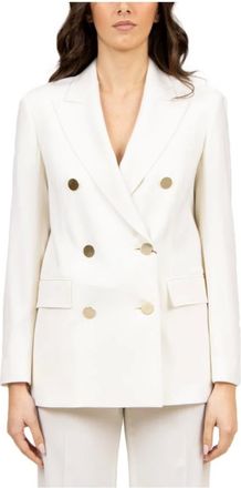 Max Mara Femme, Vestes, Blanc, Taille: 40 FR Edicola Blazer