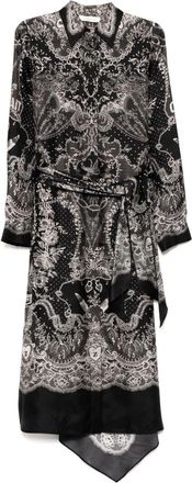 Zimmermann Crush Hemdkleid - Schwarz