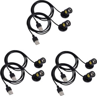 Artibetter 6 Stück Kleiner Thekenstrahler Mini Strahler Stehstrahler Haushaltsstrahler Kleine Strahler Schrankstrahler Haushalts LED Scheinwerfer Schmuck Kleiner