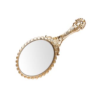 Minkissy Retro-kosmetikspiegel Kleiner Reisespiegel Friseurhandspiegel Spiegelhand Salonspiegel Haarspiegel Spiegel Zum Selbstschneiden Der Haare Kleiner Alter