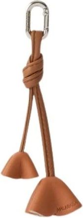 Malababa Femme, Accessoires, Brun, Taille: ONE Size Floral Leather Keyring