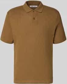 Sams&oslash;e & Sams&oslash;e Modern Fit Polokragen mit kurzer Knopfleiste Modell JASE