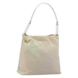 Prada Sac bandouli&egrave;re vintage en nylon Pre-owned - Femme - Pre-owned - Beige - Taille: ONE Size