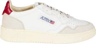 Autry Femme, Chaussures, Blanc, Taille: 37 EU Medalist Low Ls43