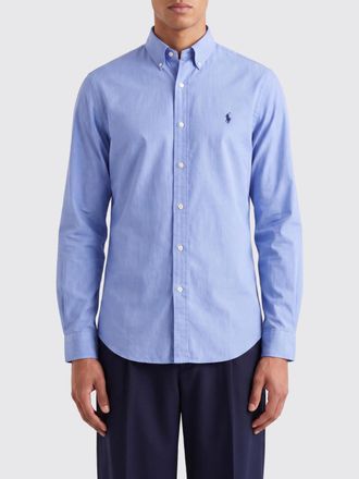 Polo Ralph Lauren Slim-Fit Hemd aus Stretch-Baumwollpopeline mit Button-Down-Kragen