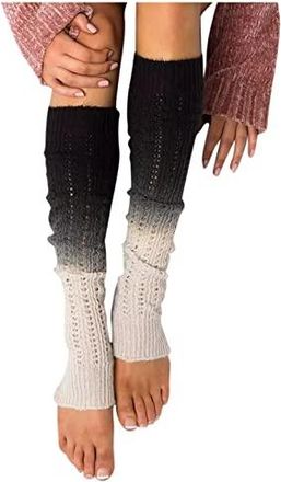 Generic Chaussettes Femme Chaussettes Chaudes Femme Chaussettes Thermiques Femme De Classique Hautes JusquAu Genou Tricot&eacute;es Id&eacute;ales Pour Filles Et Femmes En 