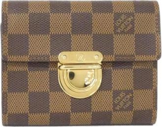 Louis Vuitton unisex, Pre-owned, Brun, Taille: ONE Size Portefeuille en toile Pre-owned