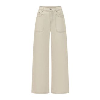 BA&SH Femme, Jeans, Beige, Taille: 36 FR Zoel Jeans