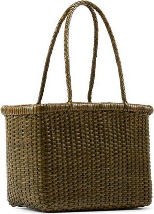 Dragon Diffusion Sac panier B Weave Small en cuir tress&eacute;