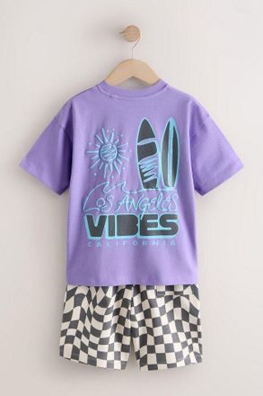 Next T-Shirt & Shorts Kurz&auml;rmeliges T-Shirt und Shorts im Set (2-tlg)