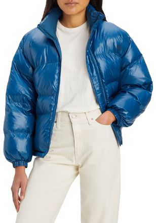 Levi's Damen Retro Puffer Caviar Jacke, Gibralter Sea, L