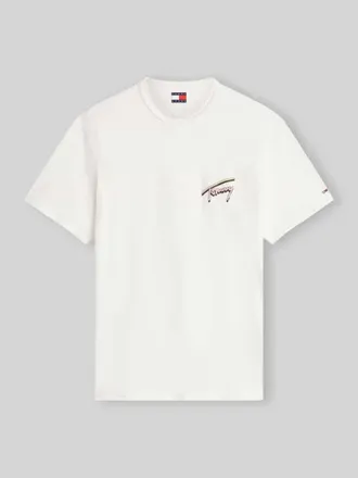 Tommy Jeans Relaxed Fit T-Shirt aus reiner Baumwolle