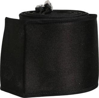 Dolce & Gabbana Ceinture Cummerbund en Satin - Femme - Accessoires - Noir - Taille: XS
