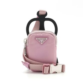 Prada Pre-owned Toile sacs-prada - Femme - Pre-owned - Rose - Taille: ONE Size