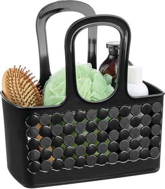 InterDesign Orbz Tote, Plastik, schwarz, S