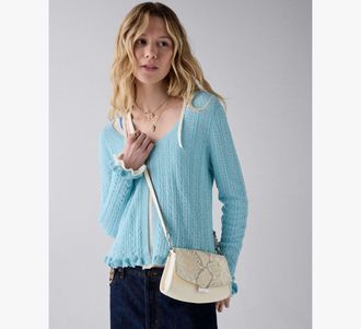 Kate Spade New York Kate Spade Ali Snake Mini Crossbody Bag f&uuml;r Frauen in Naturfarben Mehrfarbig | Leder