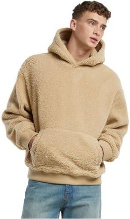 Urban Classics Tb7265-oversized Teddy Hoody Maillot de surv&ecirc;tement, Beige uni, M Homme