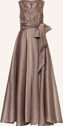 Talbot Runhof Talbot Runhof Abendkleid Mit Schmucksteinen beige