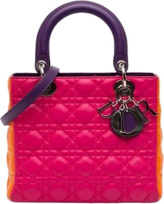 Dior Sac &agrave; main Lady Dior Pre-owned - Femme - Pre-owned - Multicolore - Taille: ONE Size