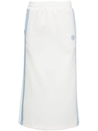 Chocoolate jupe à appliqué floral - Blanc