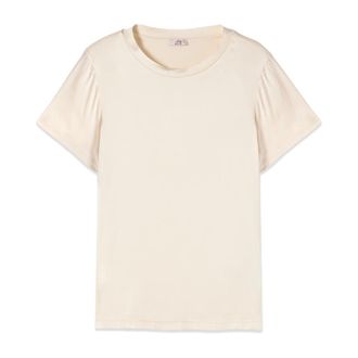 Oltre Bluse aus Viskose-Satin-Mix - - Blouses & Shirts - Damen - Wei&szlig; - 2XL