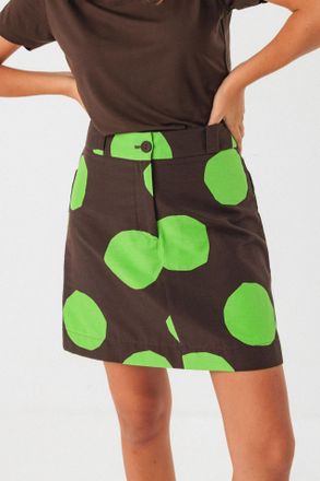 SKFK Damen vegan Rock Bake Braun/Gr&uuml;n