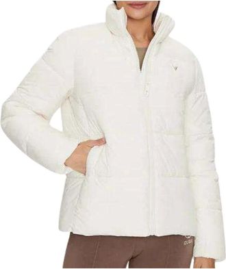 Guess Doudoune l&eacute;g&egrave;re Claudia - Femme - Vestes - Blanc - Taille: 40 FR