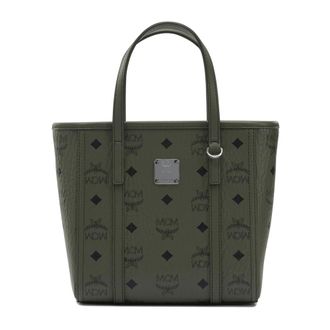 MCM Mcm, Femme, Sacs, Vert, Taille: ONE Size Sac Bandouli&egrave;re Vert Design Chic