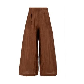 Akep Weite Hose - - Trousers - Damen - Braun - 2XS
