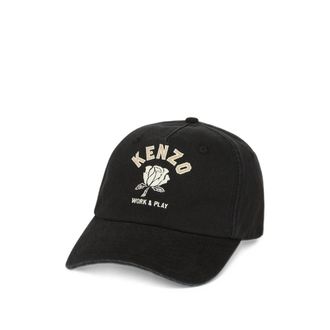 Kenzo Work And Play Cotton Cap