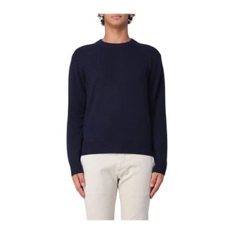 Jacob Cohen Pull Col Rond en Cachemire - Homme - Pulls - Bleu - Taille: 2XL