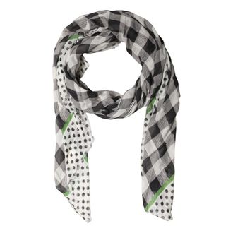 Dolce & Gabbana Foulard Ch&acirc;le Napoli en Modal &agrave; Carreaux - Femme - Accessoires - Multicolore - Taille: ONE Size
