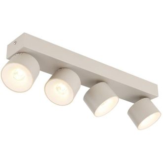 Globo Lighting Spot de plafond 4 lumi&egrave;res Rae brun sable - 56961-4S