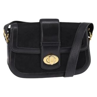 Celine Pre-owned Canvas Schultertasche - - Pre-owned - Damen - Schwarzk - ONE SIZE