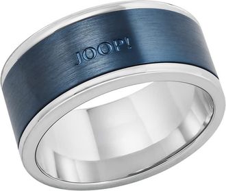 Joop Herren Echtschmuck Ring Edelstahl IP blau Geschenkidee Geburtstag