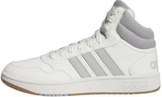 adidas Adidas Homme Hoops 3.0 Mid Lifestyle Basketball Classic Vintage Shoes, Core White/Grey Two/Gum, 42 EU