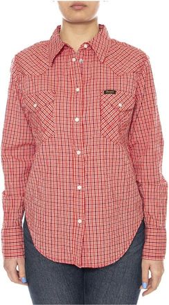Wrangler Femme, Blouses et Chemises, Rouge, Taille: 40 FR Chemises