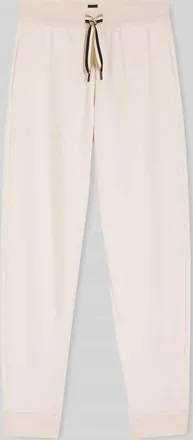 HUGO BOSS Regular Fit Sweatpants aus Baumwoll-Mix Modell CP STRIPE_PANTS CUFF