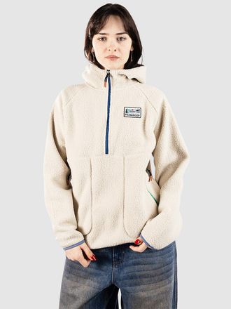 Passenger Maine 2.0 1/2 Zip Recycled Sherpa Half-Zip Pull Polaire blanc