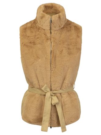 Apart Fashion ApartFashion APART Steppweste vorn mit Fake Fur